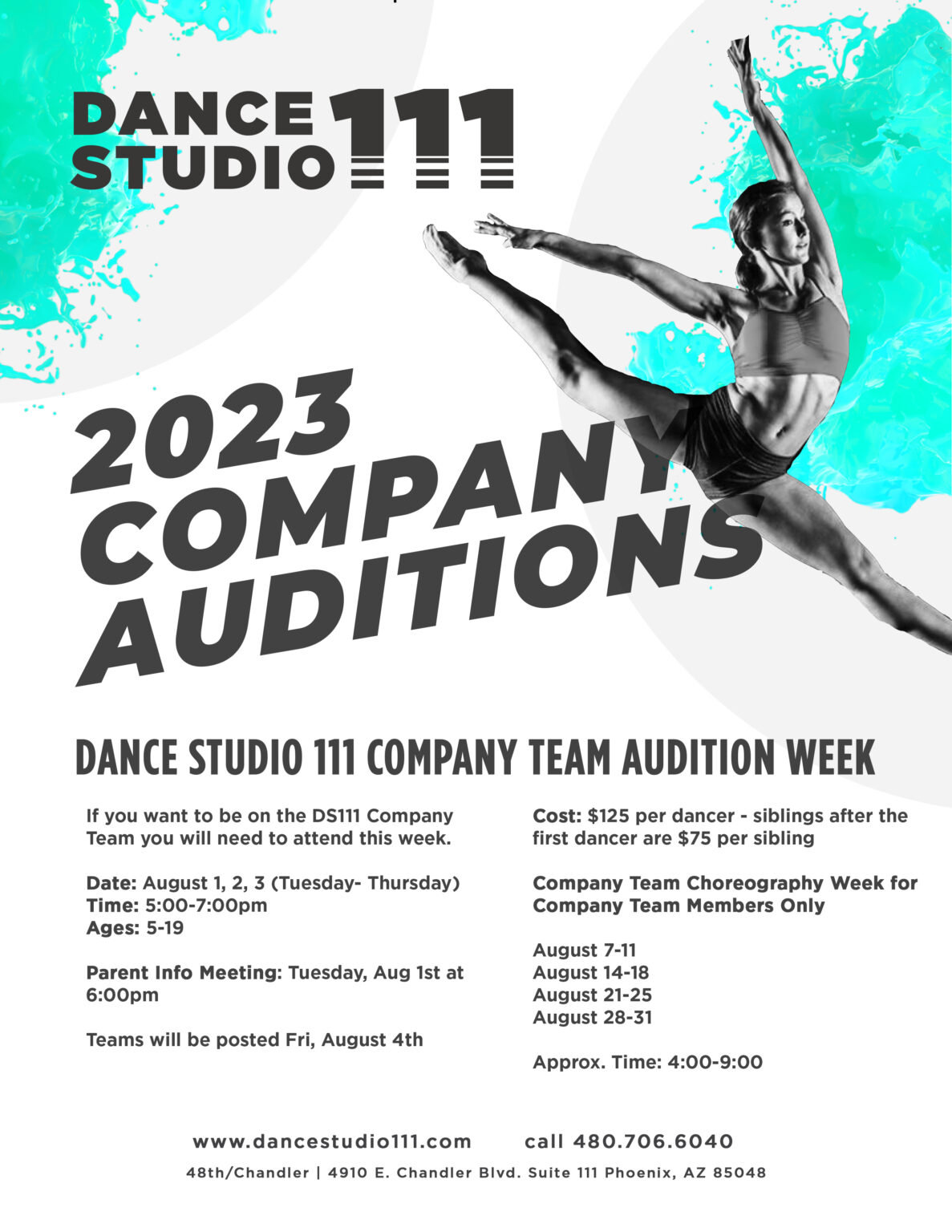 Dance Studio 111 – Training them for dance, preparing them for life.