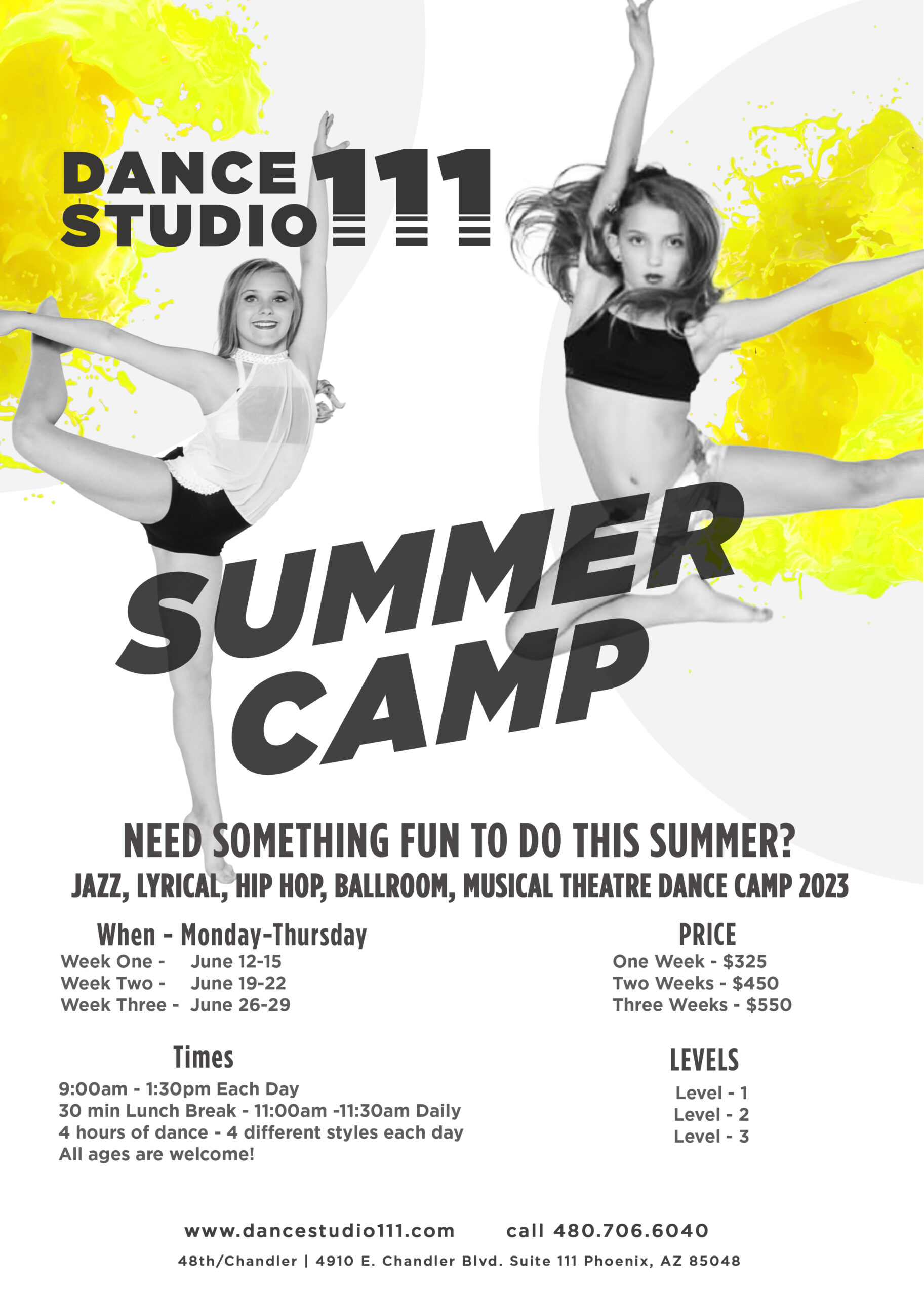 Dance Studio 111 – Training them for dance, preparing them for life.
