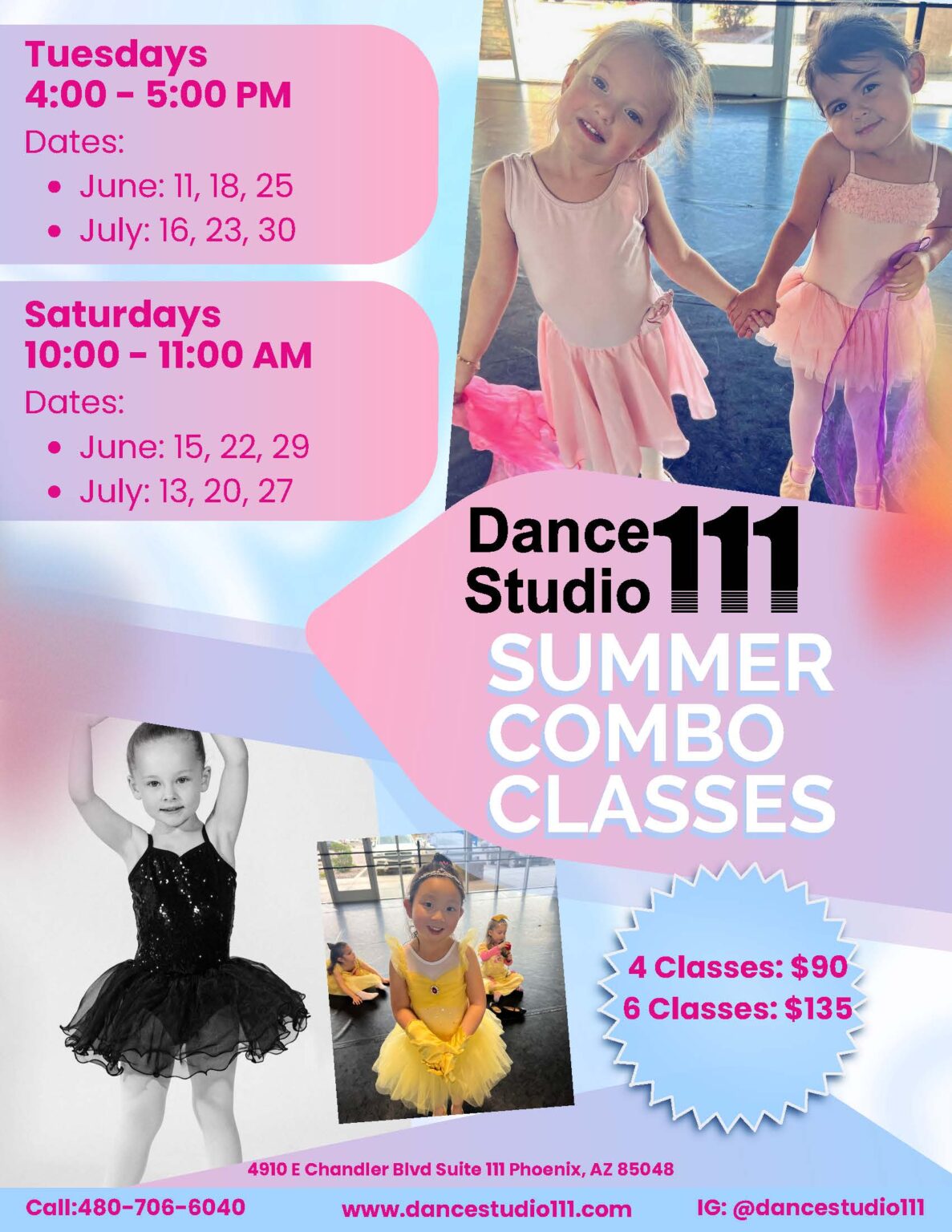 Dance Studio 111 – Training them for dance, preparing them for life.